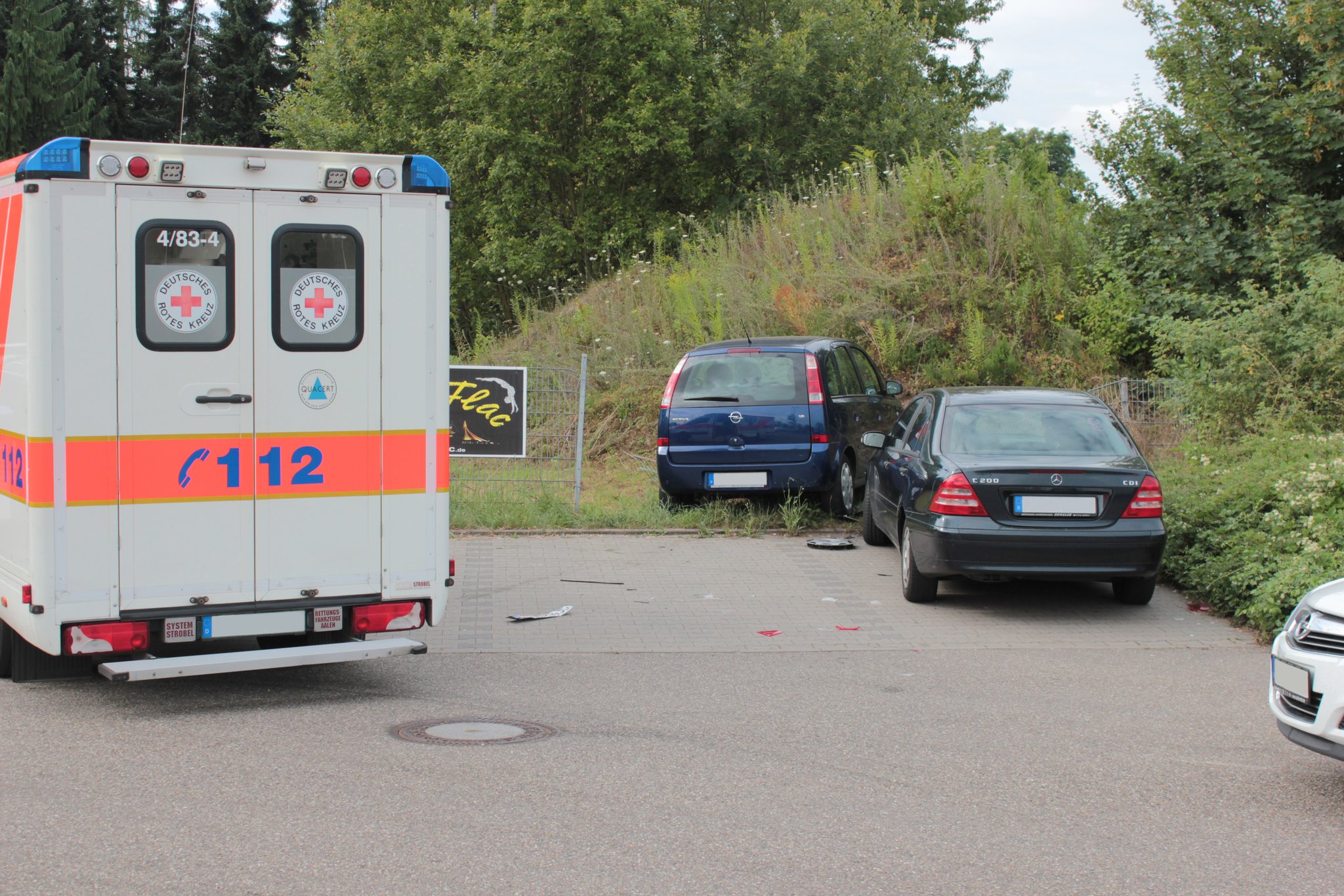 Bretten: Unfall nach Blackout am Kraichgau-Center - Bretten