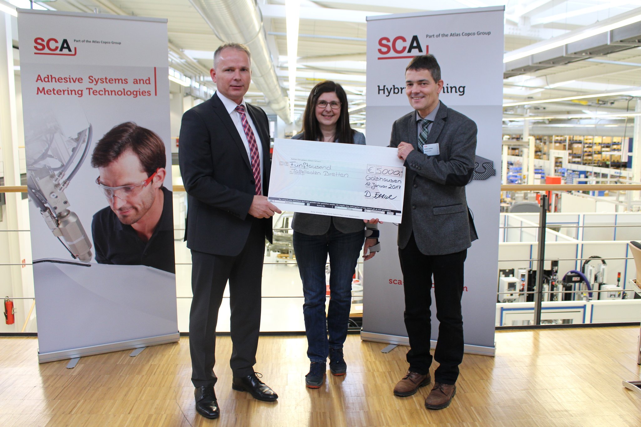 Firma SCA Schucker spendet 10.000 Euro - Bretten