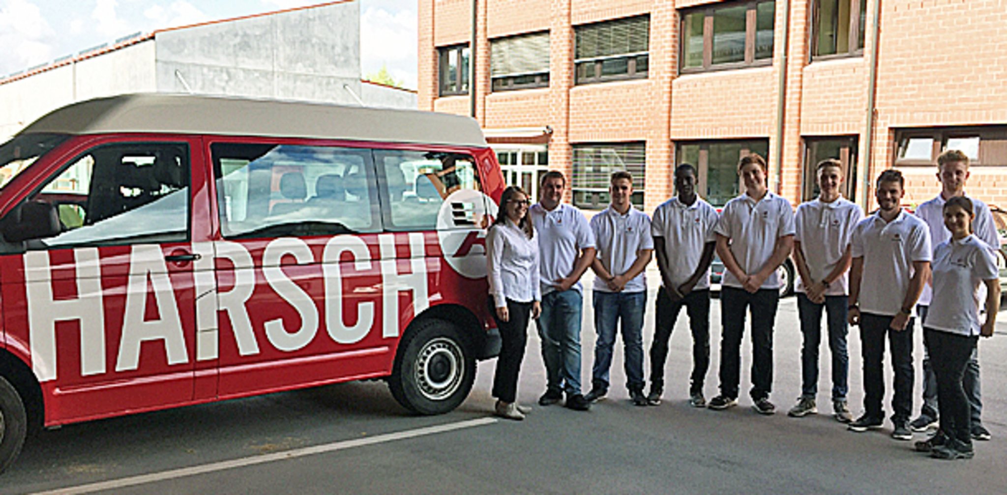 Ausbildungsbeginn bei der Firmengruppe Harsch - Bretten