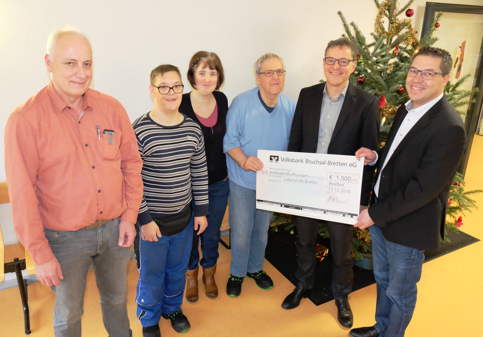 Spende für die Lebenshilfe-Betriebsstätte in Bretten-Gölshausen - Region