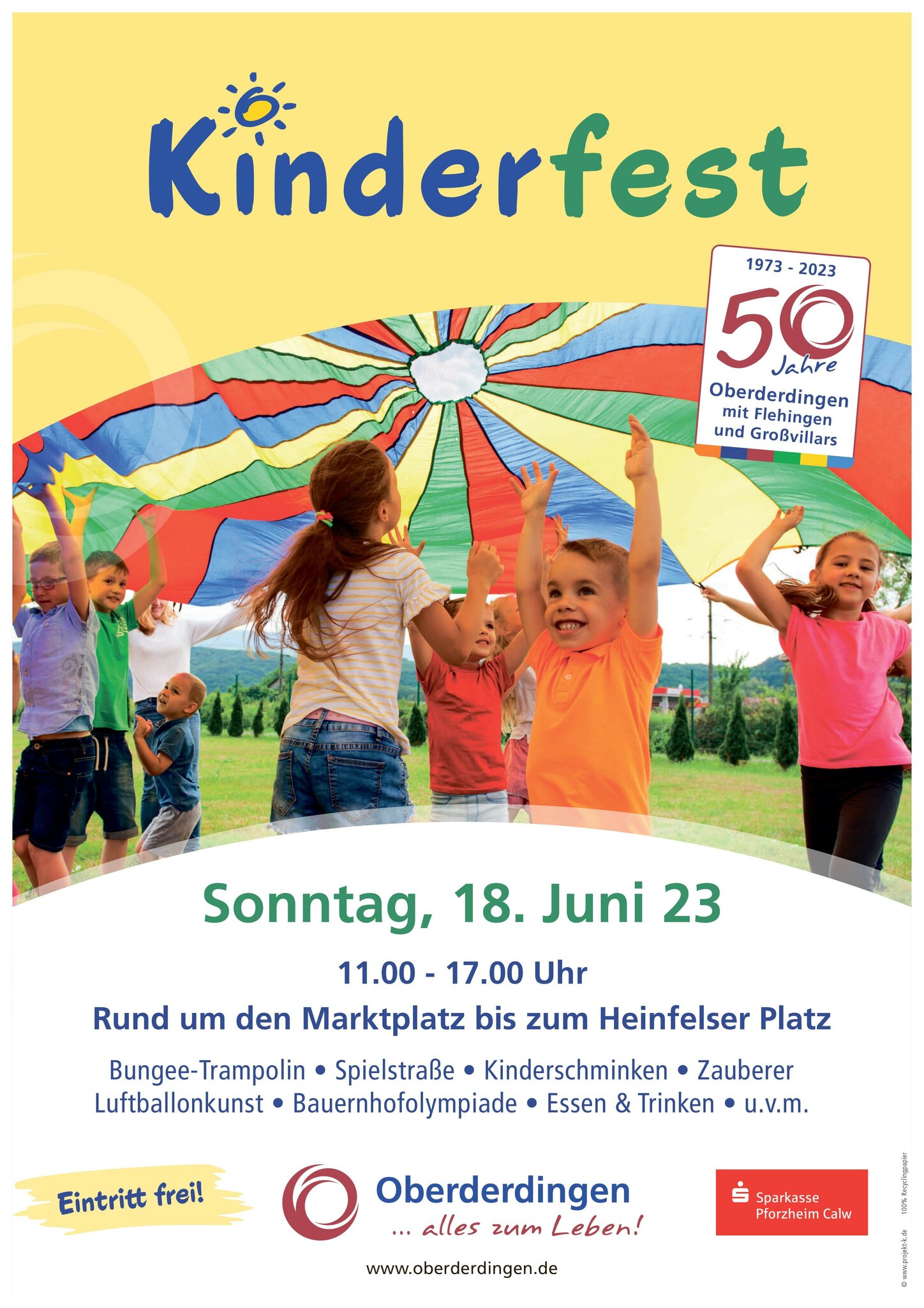 Spiel, Spaß und Action am 18. Juni: Kinderfest in Oberderdingen - Region