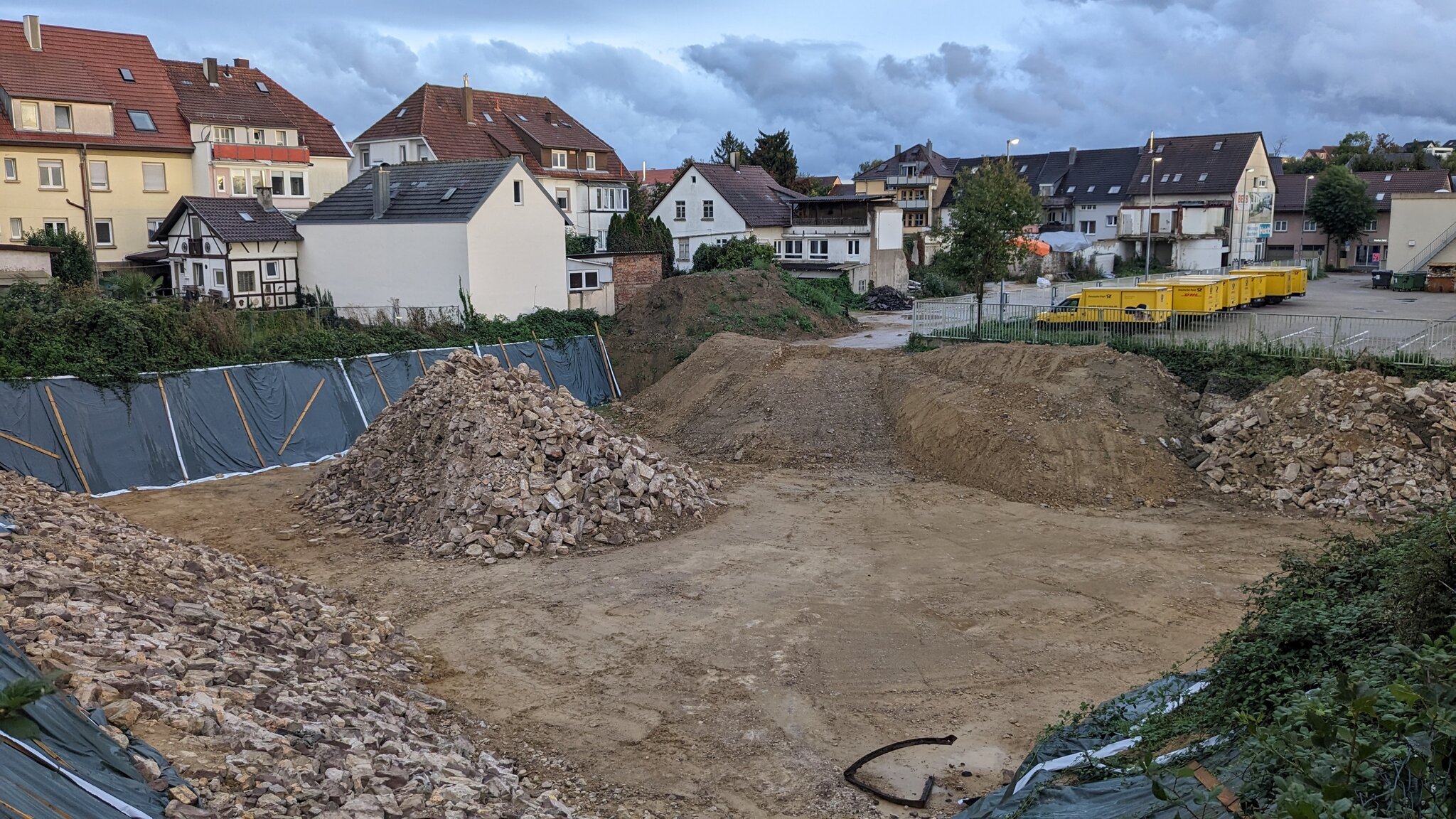 Bauprojekt von Stadtvillen hinter Postareal: "Zeitlos" Bretten verzögert sich - Bretten