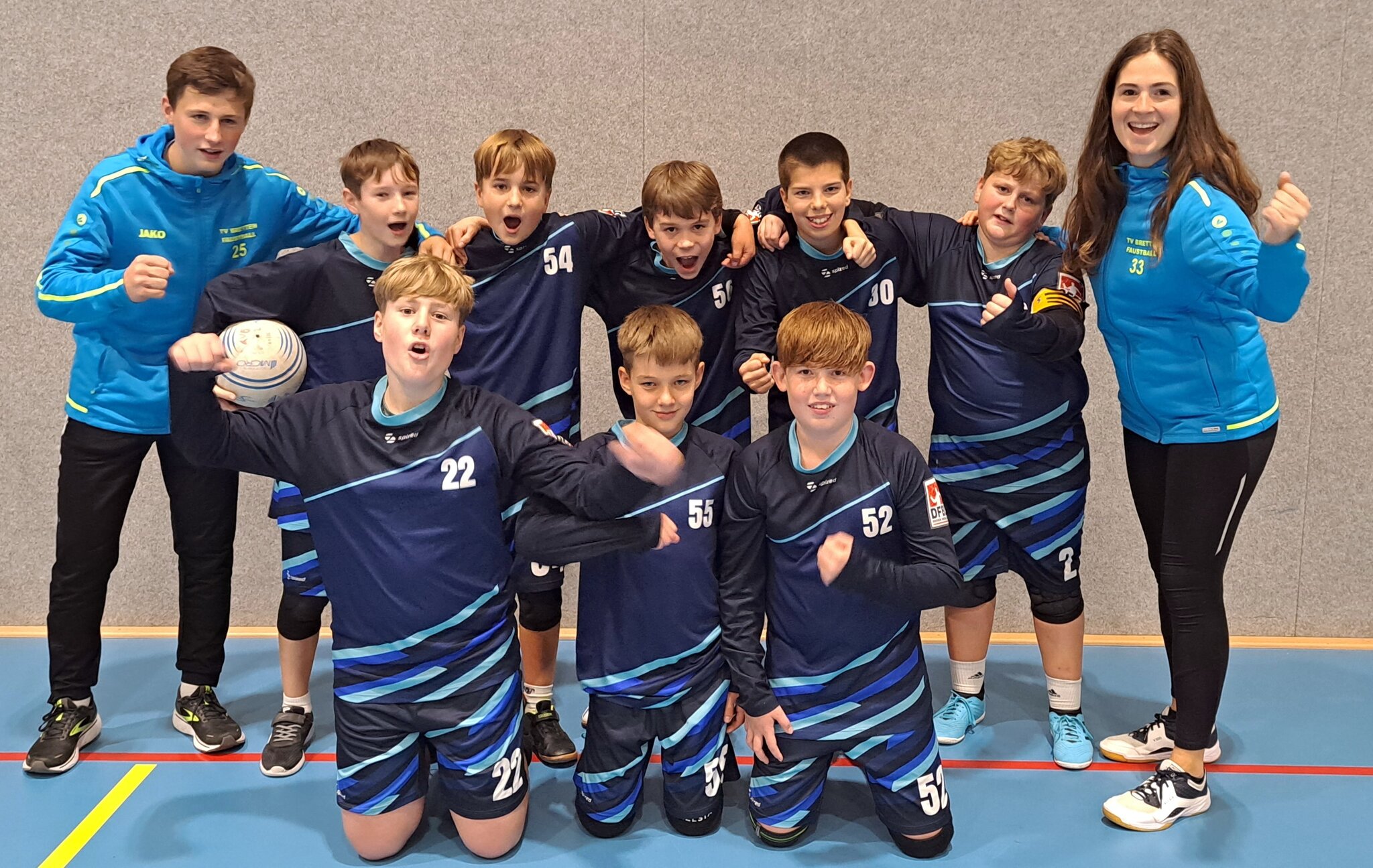 Faustball Jugend U 14 männlich: Sieglos, aber kampfstark - Bretten