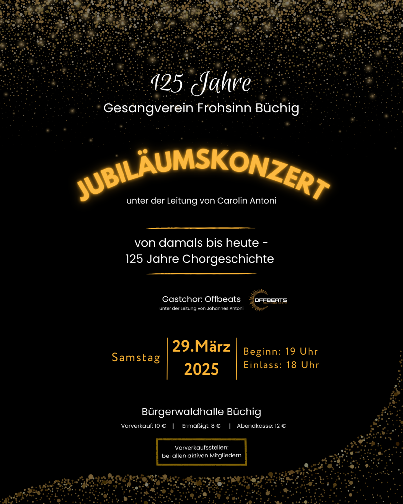 Feiert mit uns!: 125 Jahre Gesangverein „Frohsinn Büchig" – Eine Erfolgsgeschichte in Tönen ...